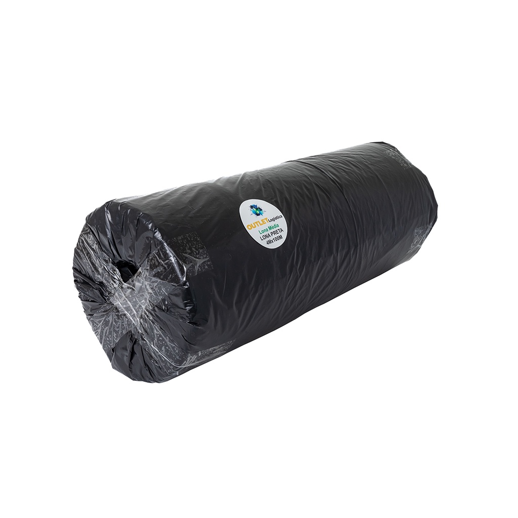 LONA PLÁSTICA PRETA 4MX100M MEDIA | Shopee Brasil