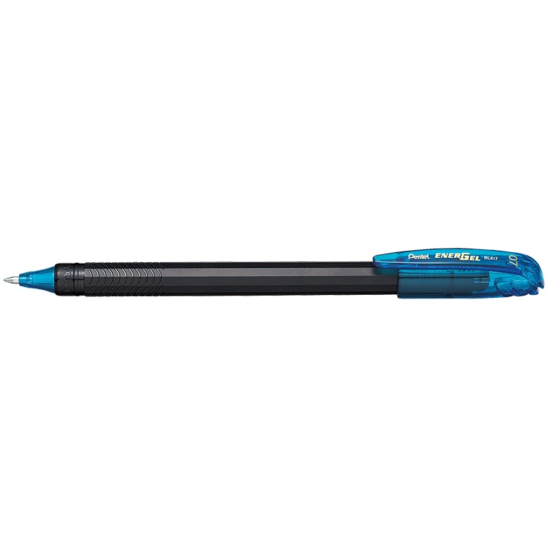 Caneta Gel Pentel Energel Makkuro Bl417 0.7mm Cor Azul Claro | Shopee ...