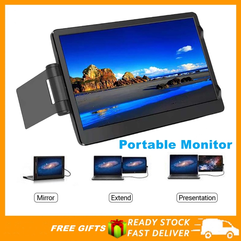 11.6 Inch Monitor De Jogos Portátil Compatível Com HDMI USB-C 1366x768 ...