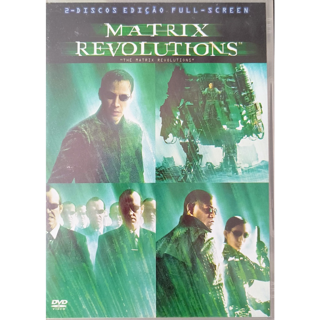 DVD Original Matrix Revolutions - 2 Discos Edição Full-Screen | Shopee ...
