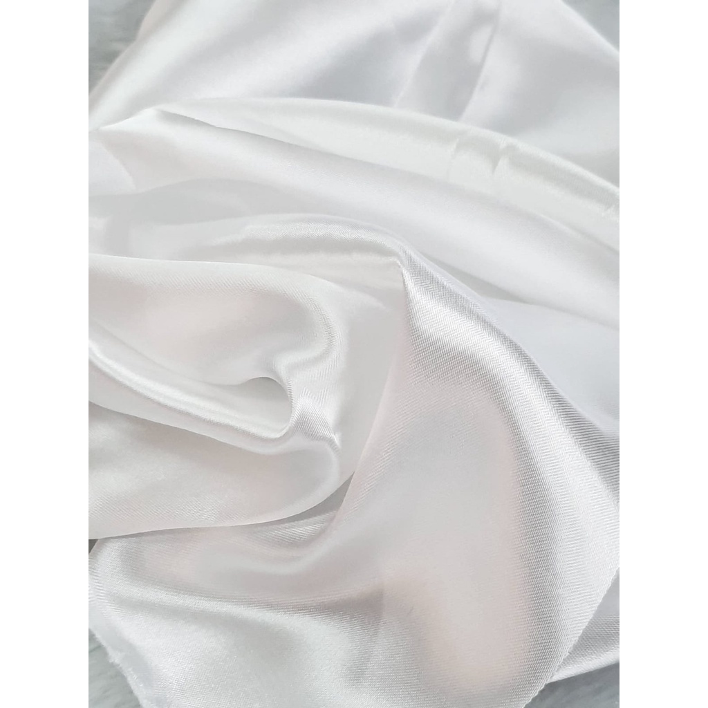 Tecido Cetim Branco | Shopee Brasil