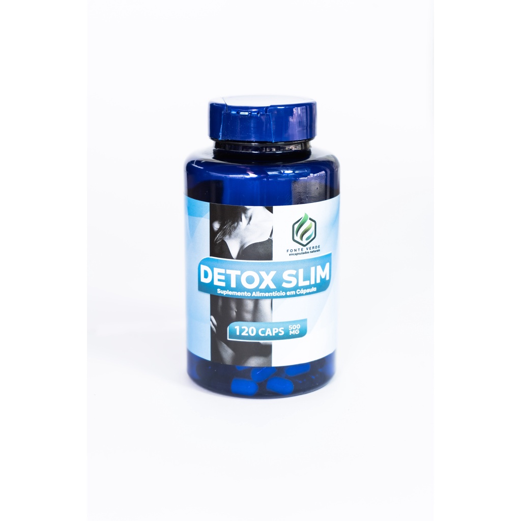Detox Slim 120 Capsulas 500MG Fonte Verde | Shopee Brasil