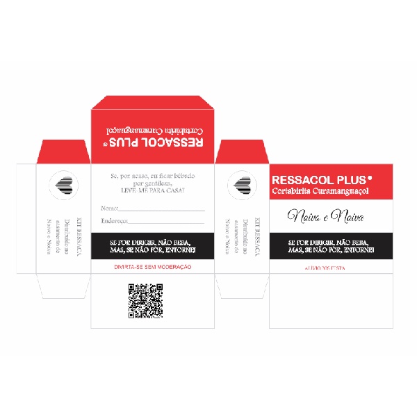 Kit Ressaca Caixinha Personalizada 20, 25 ou 30 unidades (Caixinhas ...