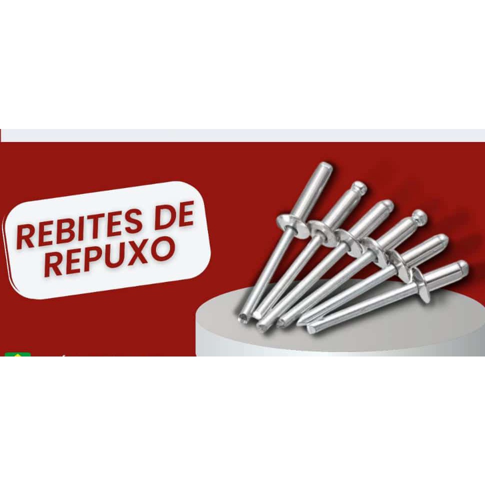 Rebite Pop Repucho Alumínio - 50 Peças - escolha as medidas | Shopee Brasil