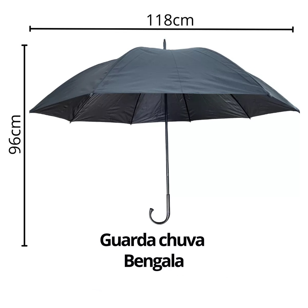 Guarda Chuva Bengala Reforçado Grande O Melhor | Shopee Brasil