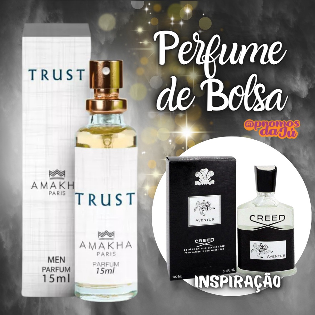 Perfume Trust Masculino - Amakha Paris 15ml | Shopee Brasil