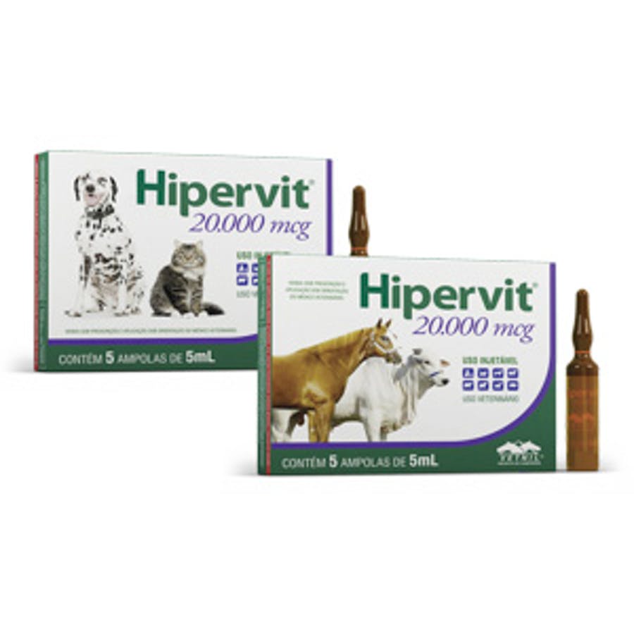 Hipervit 20000 Mcg (caixa 5 Ampola 5ml) | Shopee Brasil