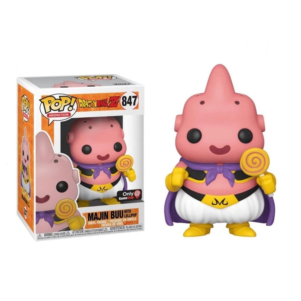 Funko Pop! Majin Buu With Lollipop - Exclusivo Game Stop - Dragon Ball ...