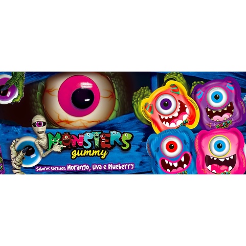 Kit 4 Monster Gummy DipLoko 7g | Shopee Brasil