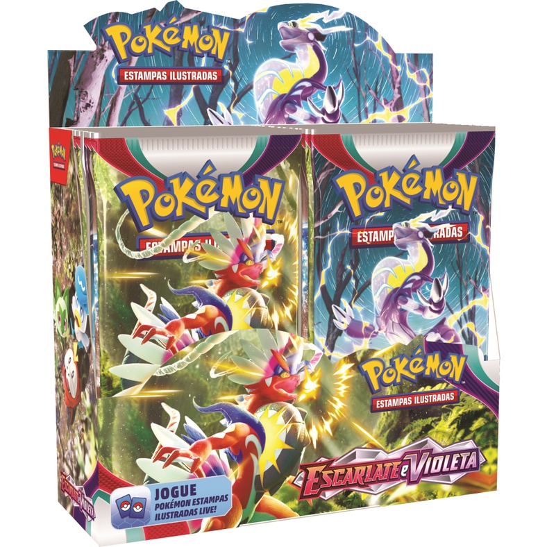 Booster Box Escarlate e Violeta EV1 - Pokémon TCG | Shopee Brasil