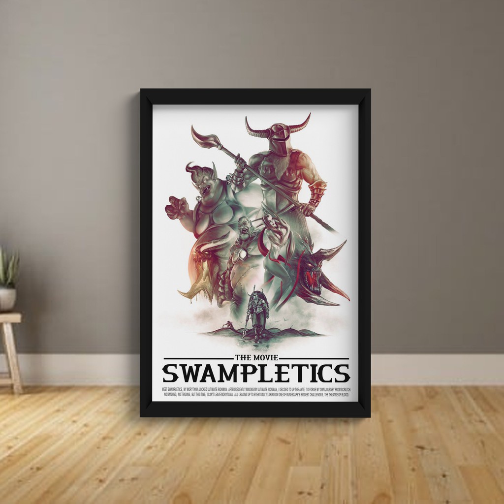 Quadro Swampletics The Movie C/ Moldura E Vidro | Shopee Brasil