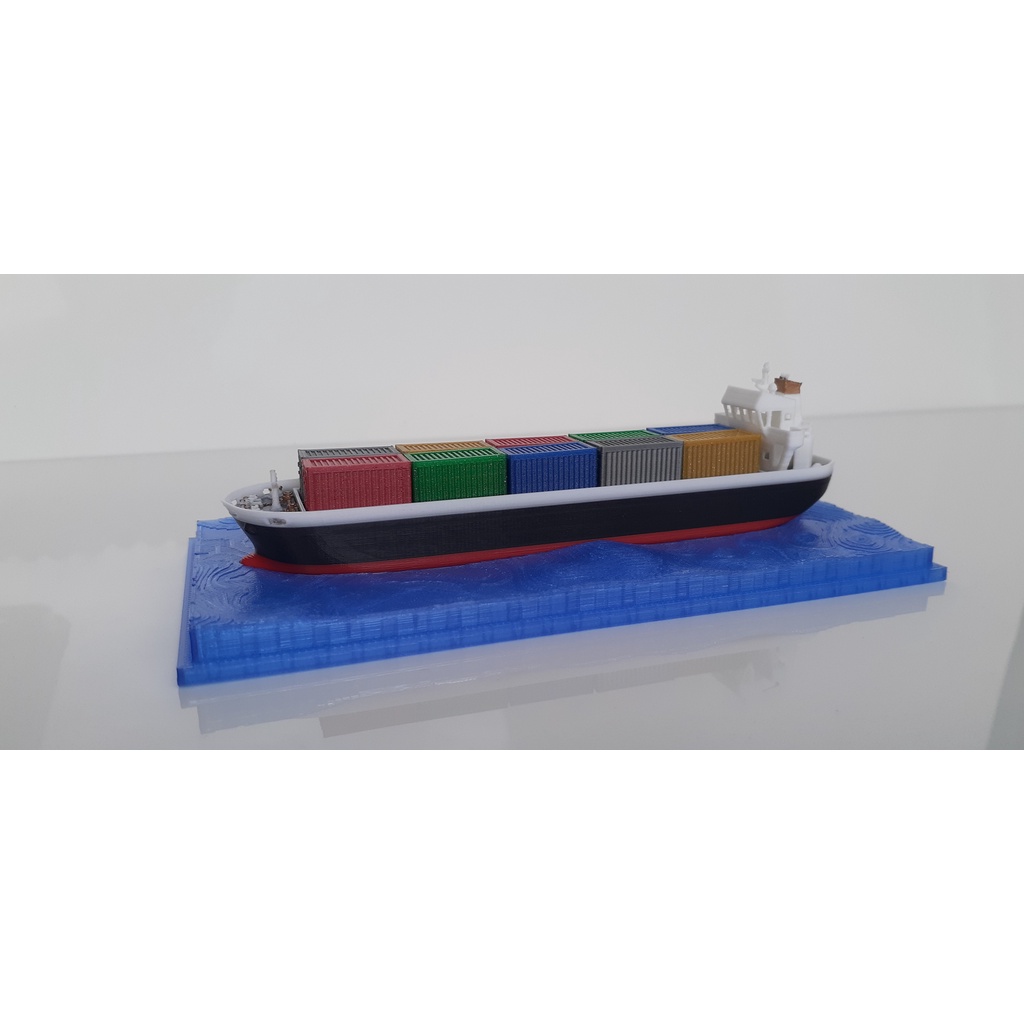 Miniatura Navio Cargueiro Porta Containers - Faz a Boa!