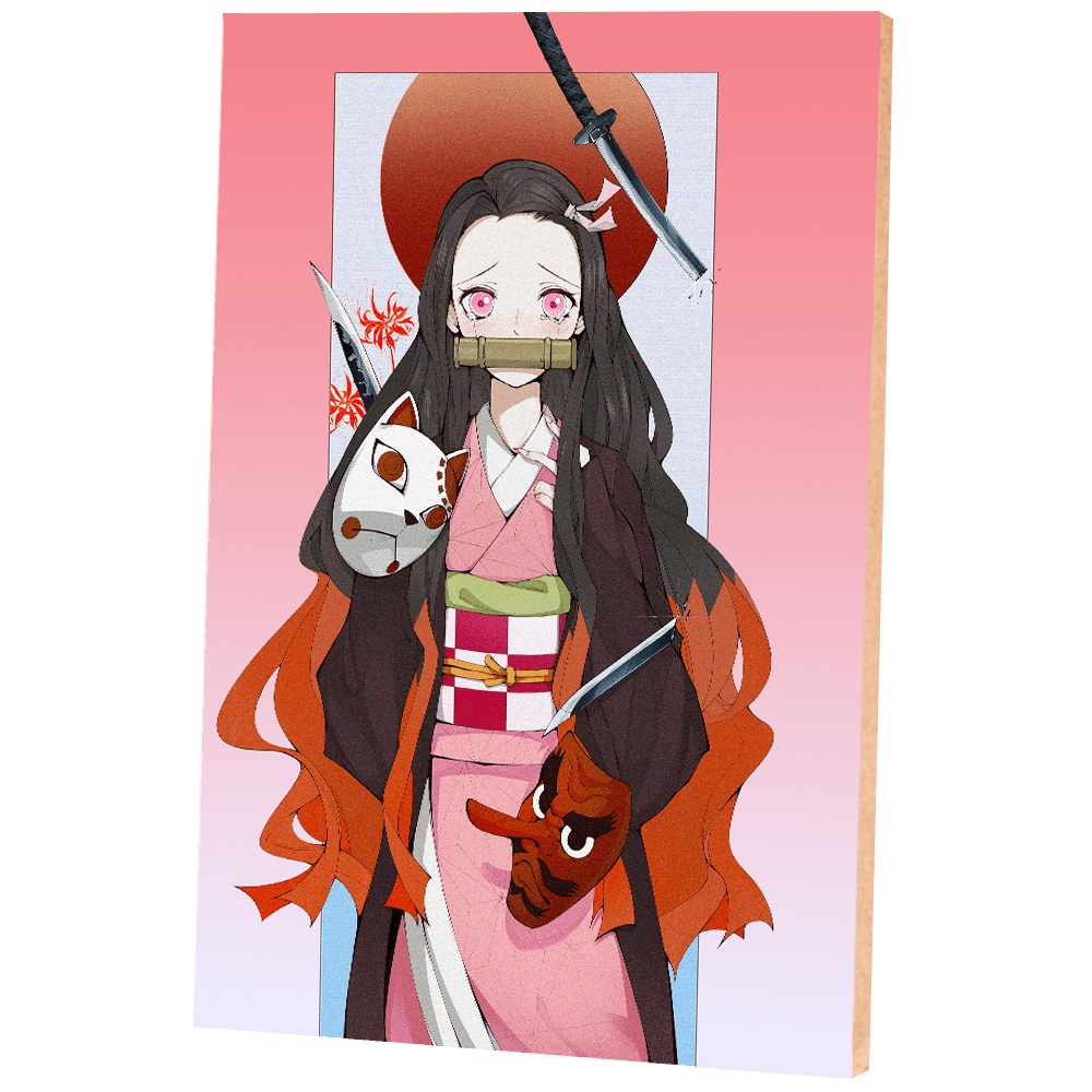 Placa Decorativa Demon Slayer MDF Zenitsu Tanjiro Anime Geek | Shopee ...