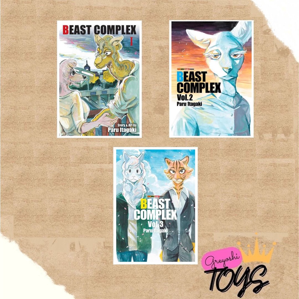 Beast Complex Vol. 1, 2, 3 (Novo, Lacrado, volumes avulsos) | Shopee Brasil
