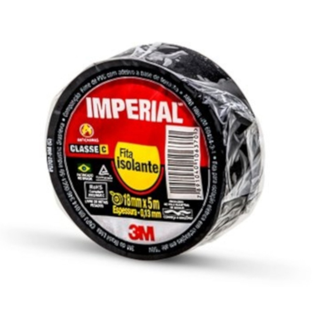 Fita Isolante 3M - 5 MTS, - Imperial Slim 3M 18mm | Shopee Brasil