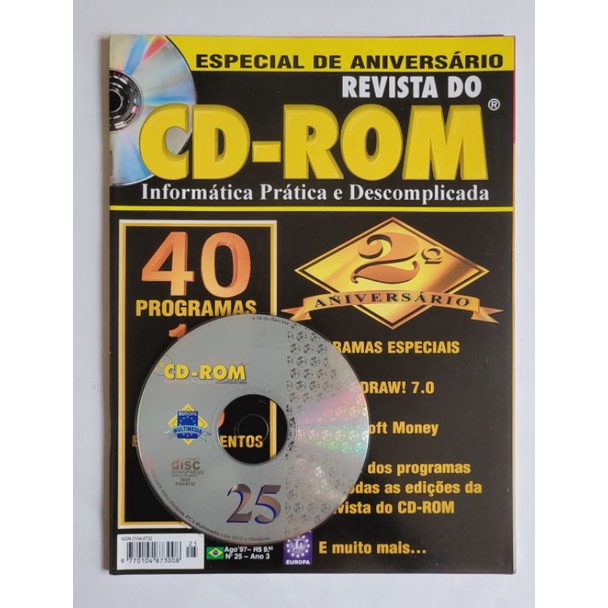 Revista do Cd-rom N° 25 - Pc | Shopee Brasil