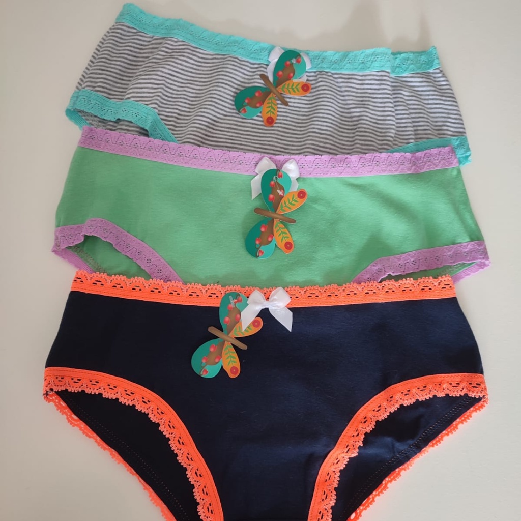 Kit calcinha infantil | Shopee Brasil