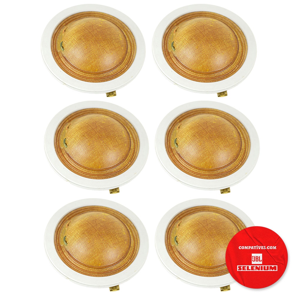 6x Reparo Driver Para Jbl Selenium D250 Corneta 8 Ohms 100w | Shopee Brasil