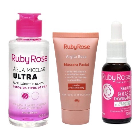 Kit Skin Care Ruby Rose | Shopee Brasil