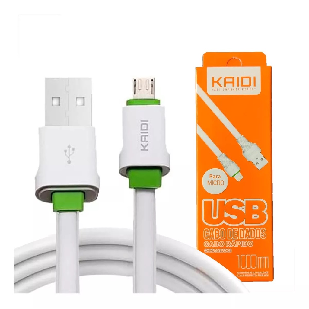 Cabo Kaidi Usb carregador de dados reforçado rápido turbo Todos Os ...