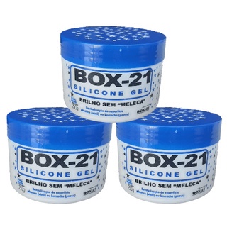 Kit 3 Silicone Gel Automotivo Box 21 250G | Shopee Brasil