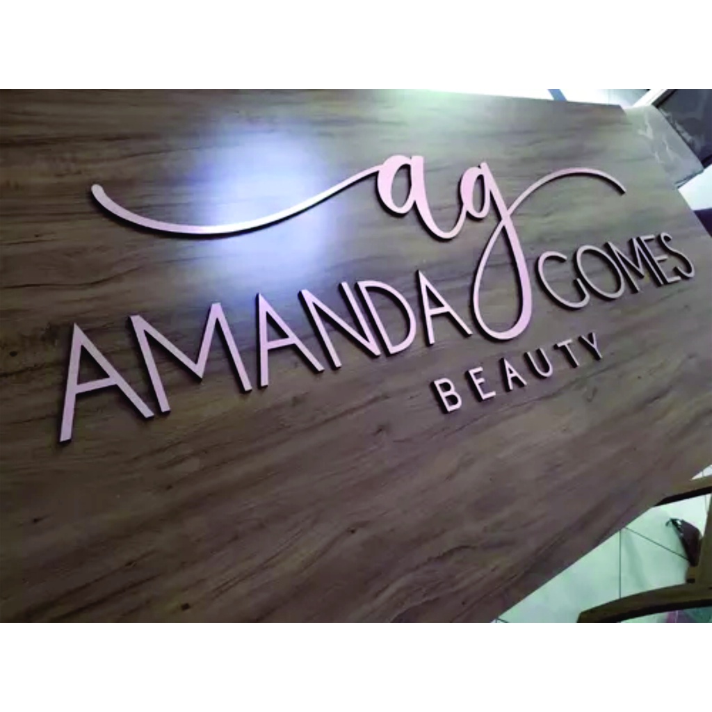 LOGOMARCA EM MDF - LOGOTIPO PERSONALIZADO - RECORTE EM MDF PINTADO ...