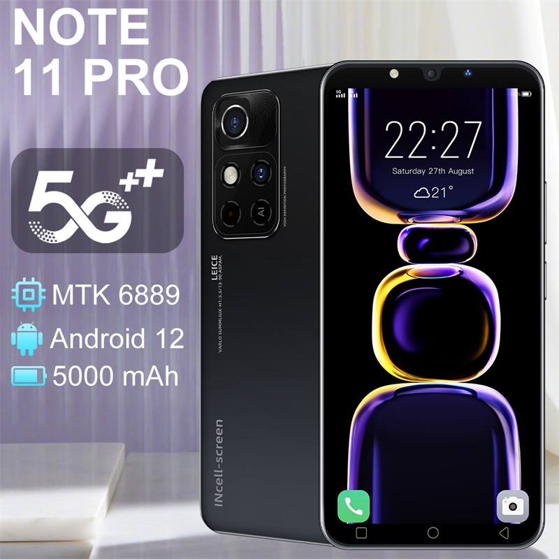 Celular Barato Note11Pro Smartphone 8GB + 256GB Celulares Dual Sim Card ...