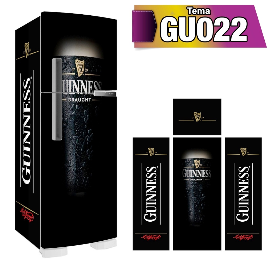 Adesivo Envelopamento De Geladeira Md162 Escolha aqui seu Tema Whisky ...