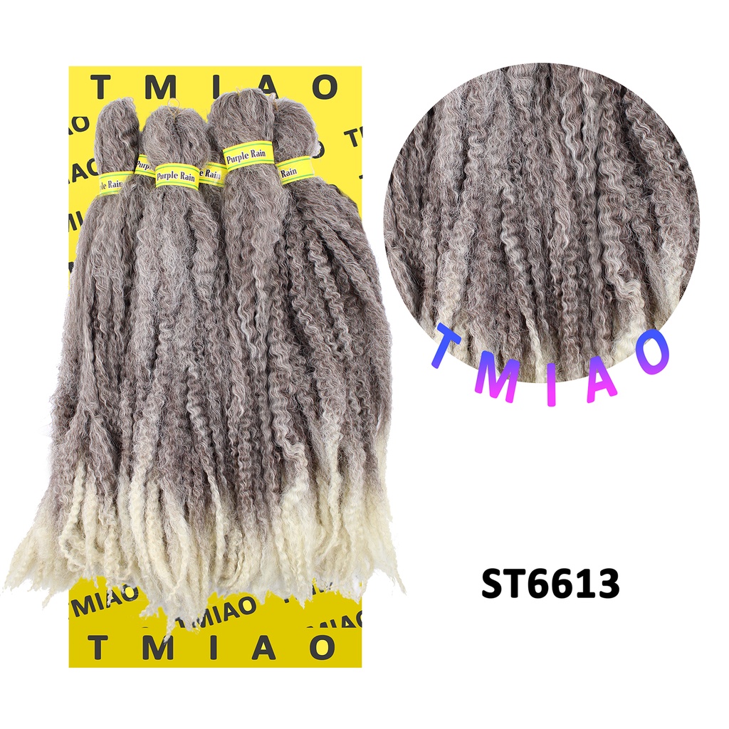 Cabelo Rasta Marley Pacote com 6 Apliques de Dredlock 360g 60CM ...