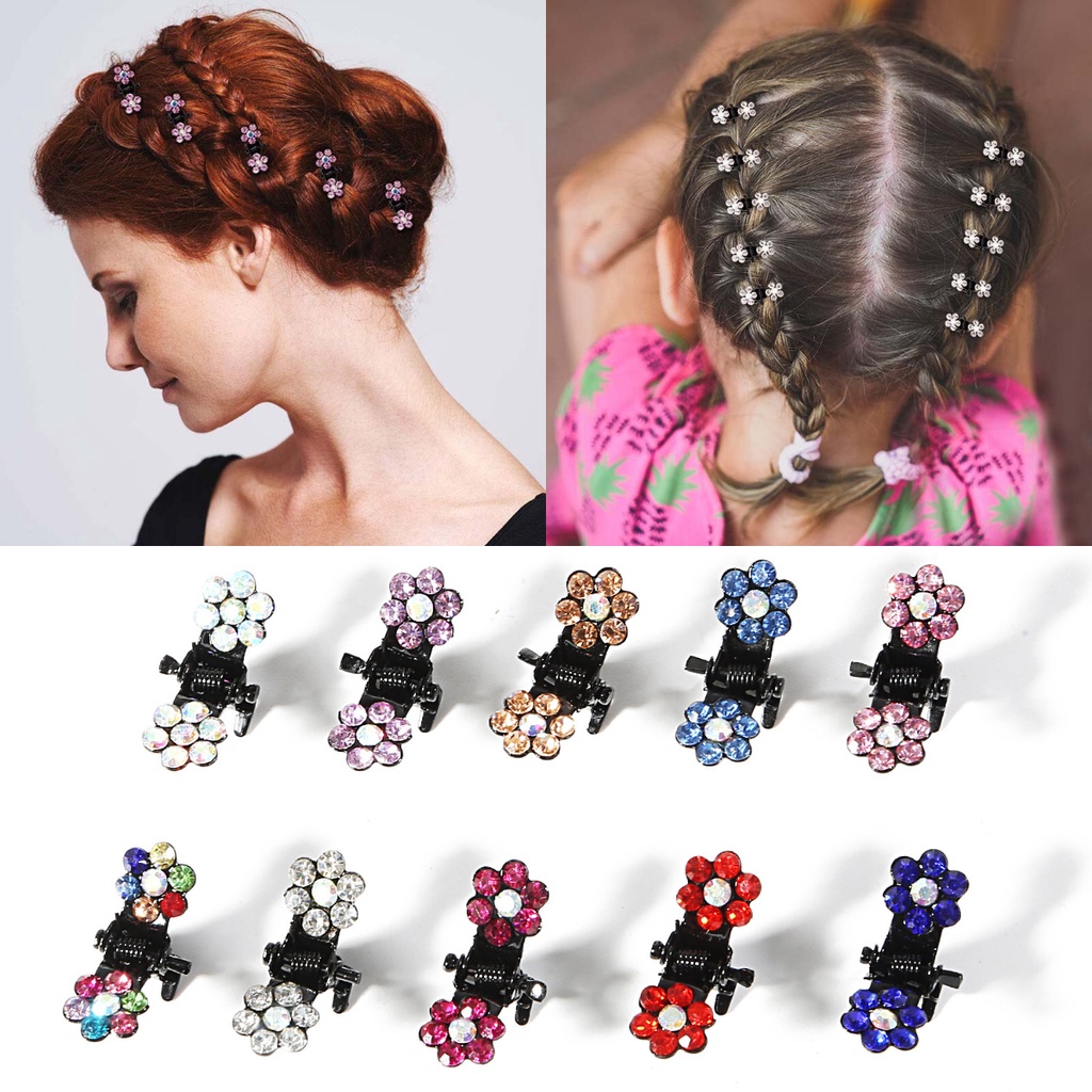 Kit de 40 mini Piranhas de Cabelo infantil penteado desenho colorido ...