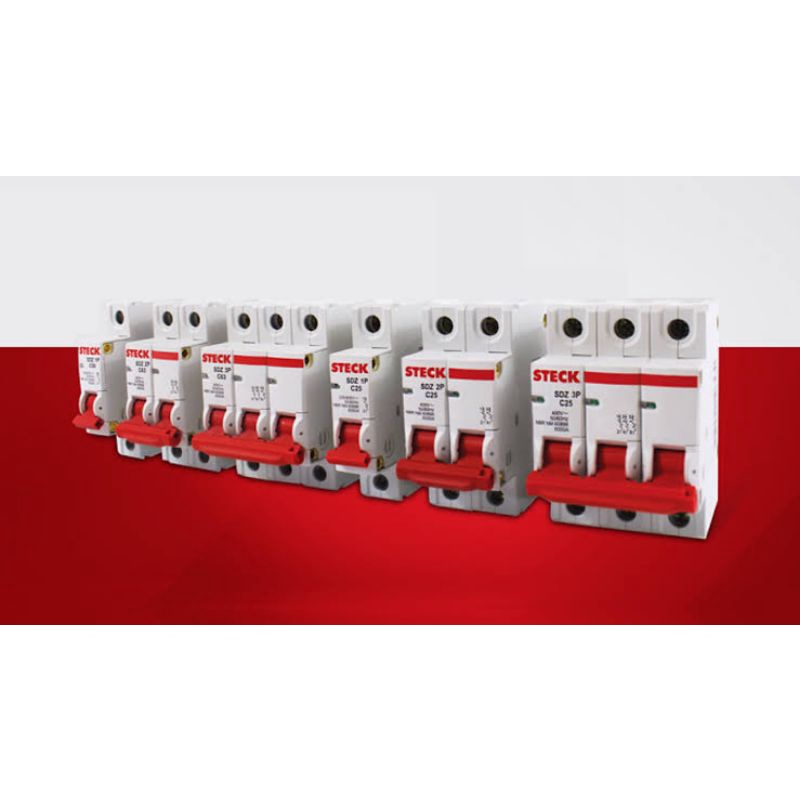 Mini Disjuntor 16A Unipolar Curva C Steck | Shopee Brasil