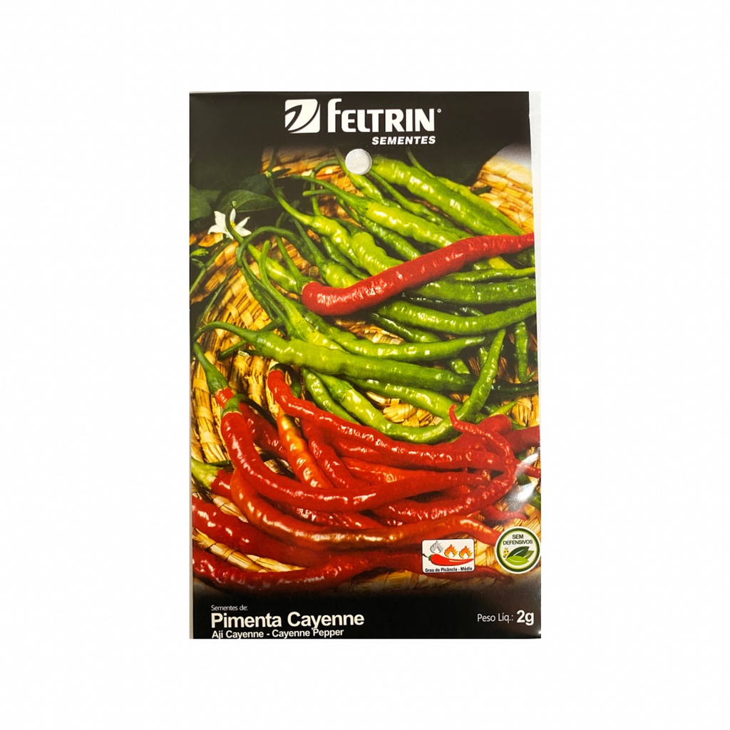 Pimenta Cayanne Long Slin / Tipo Ardida - 2gr de Sementes | Shopee Brasil