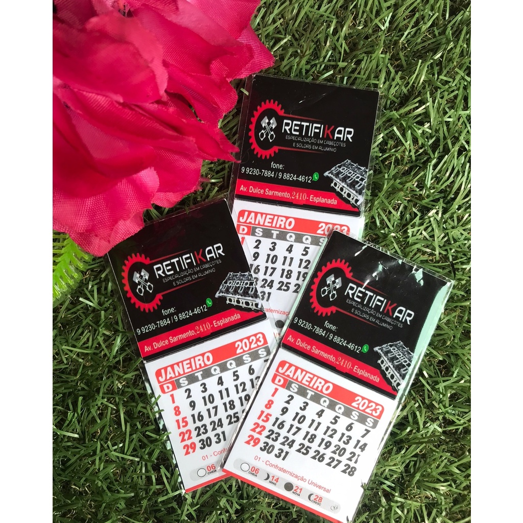 mini calendario -mimo para loja | Shopee Brasil