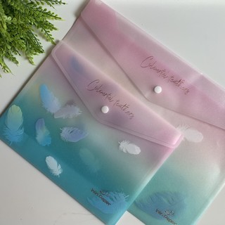 Pasta Para Escritório Colourful Feathery / WX Gift | Shopee Brasil