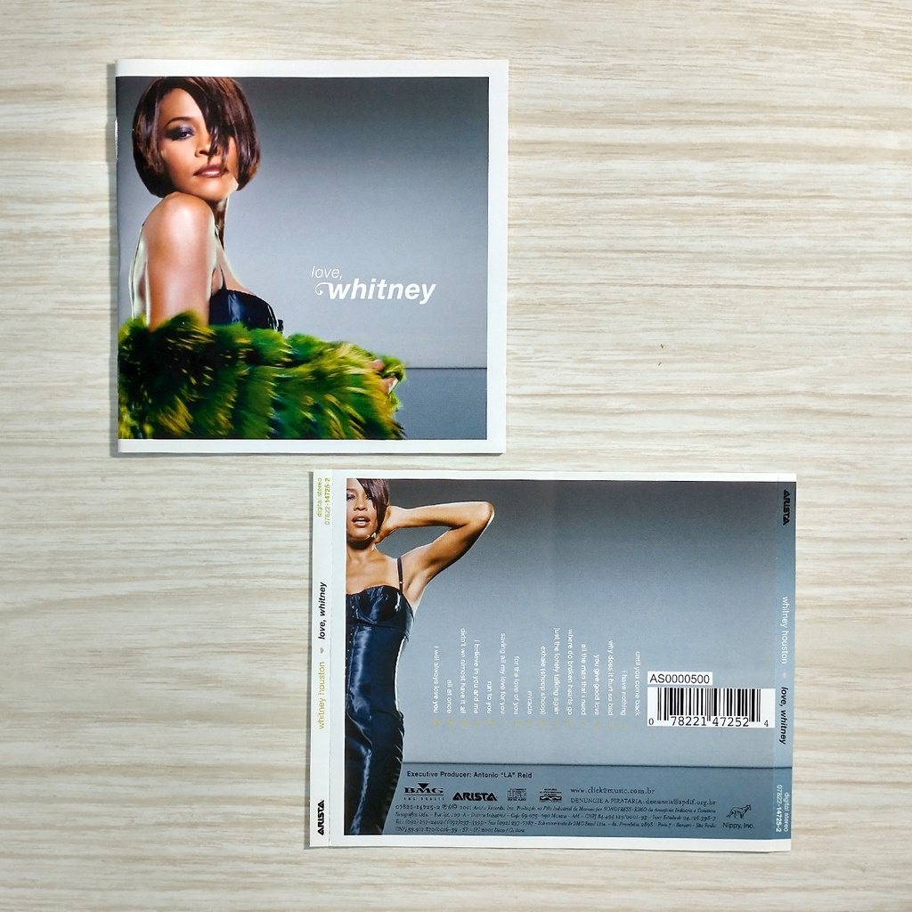 ENCARTE DO CD Whitney Houston - Love, Whitney | Shopee Brasil