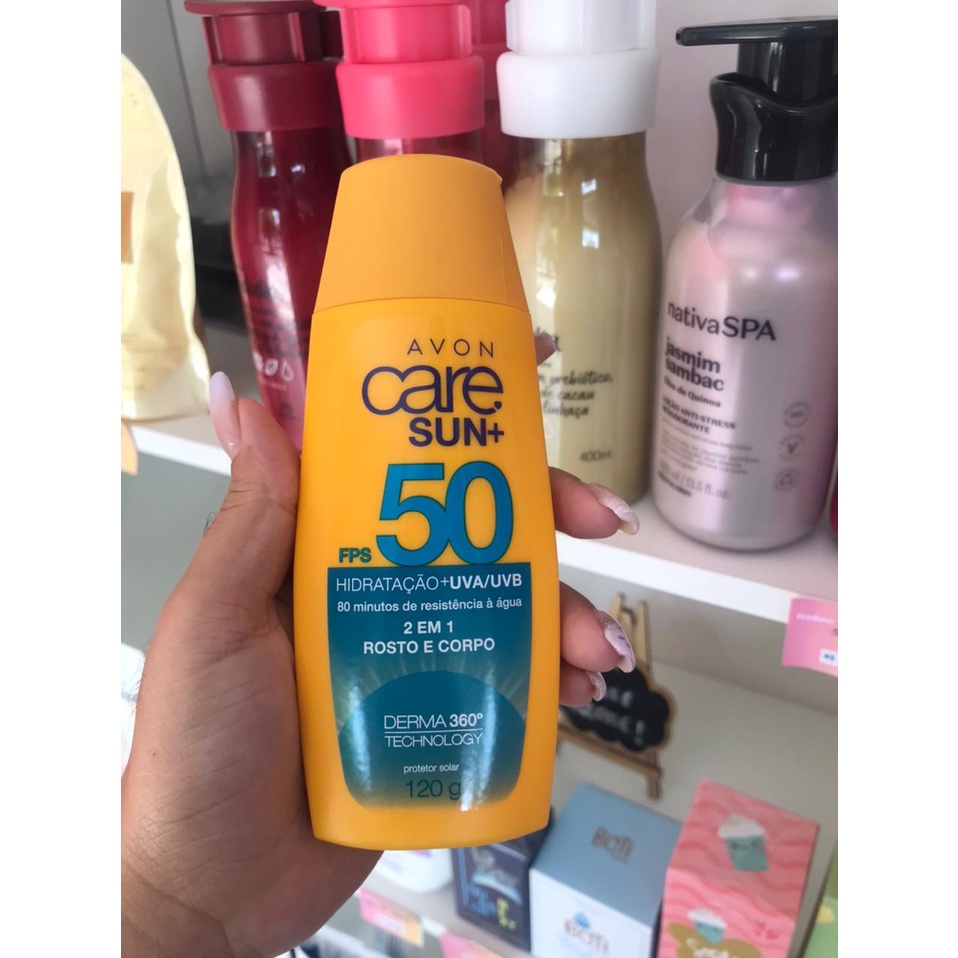 Protetor Solar 2 em 1 Care Sun+ Corpo e Rosto FPS 50 200 g | Shopee Brasil