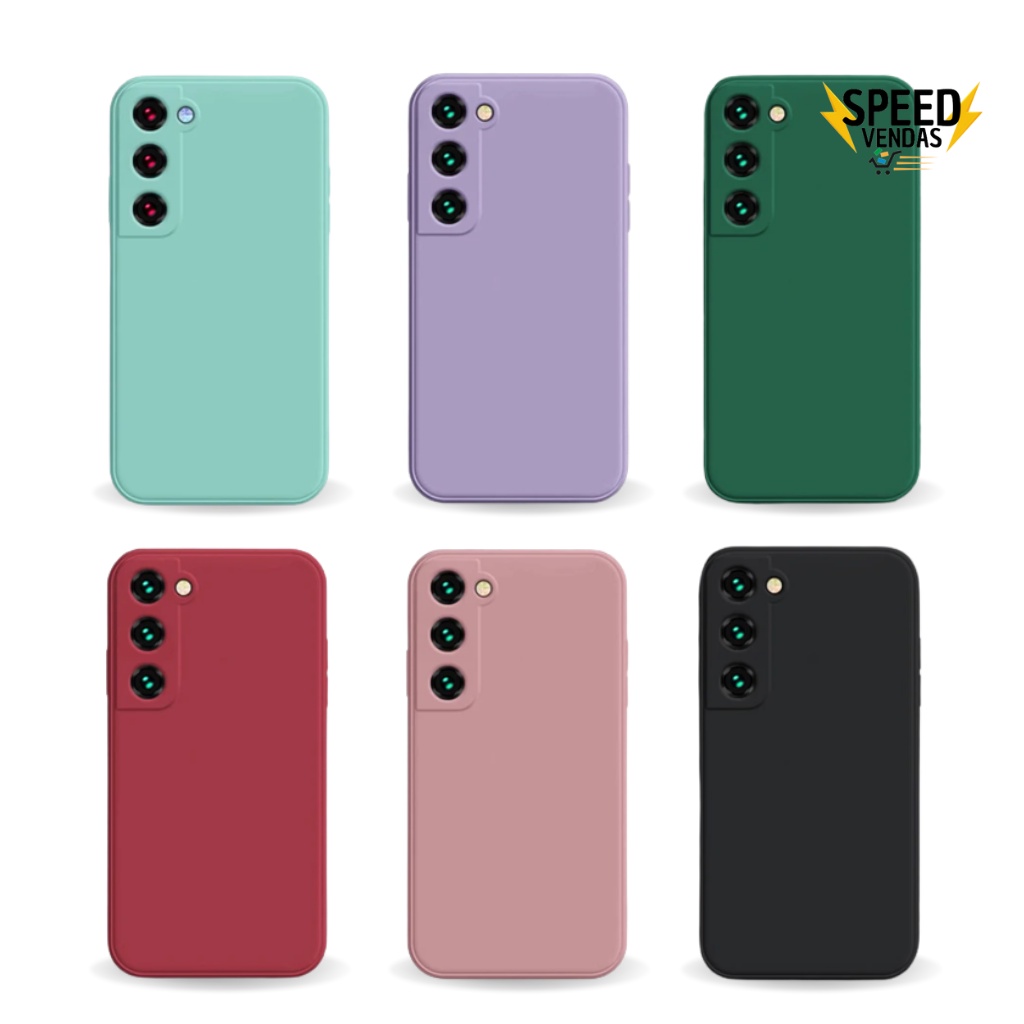 Capa Case Capinha Samsung Galaxy S23 Aveludada Proteção Câmera | Shopee ...