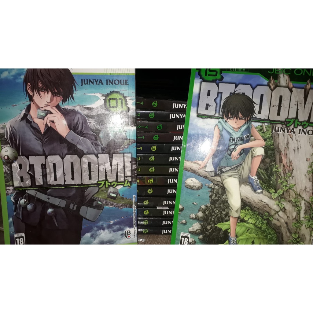 Mangá BTOOM! do volume 1 ao 15 (ACEITO NEGOCIAR) | Shopee Brasil