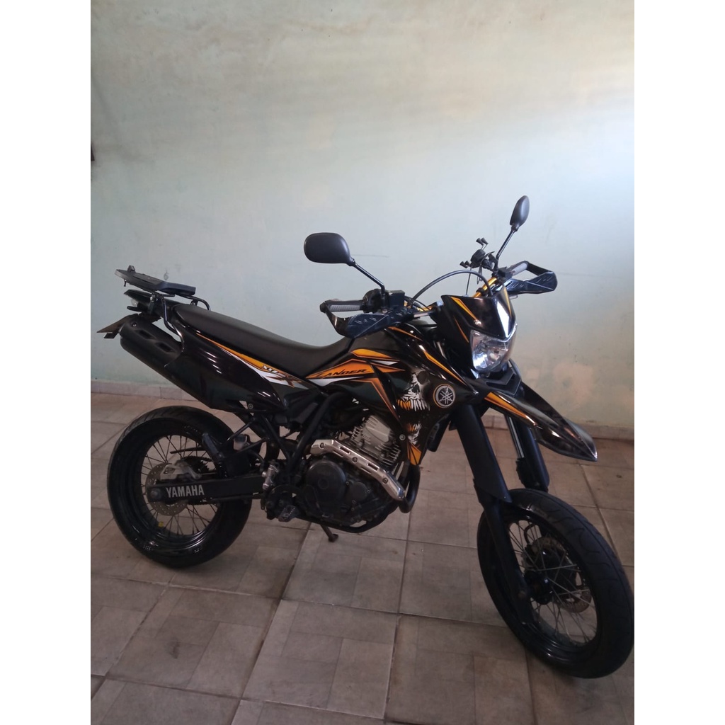 Adesivo de caveira para Yamaha Lander 250x motard / kit com adesivo ...
