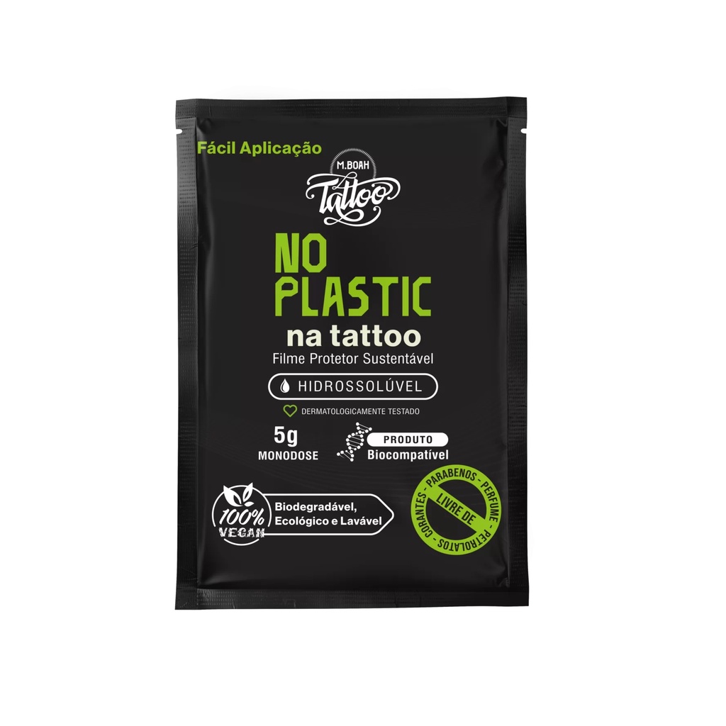 No Plastic 5g Mboah Creme Formador de Filme Protetor Pos Tattoo ...