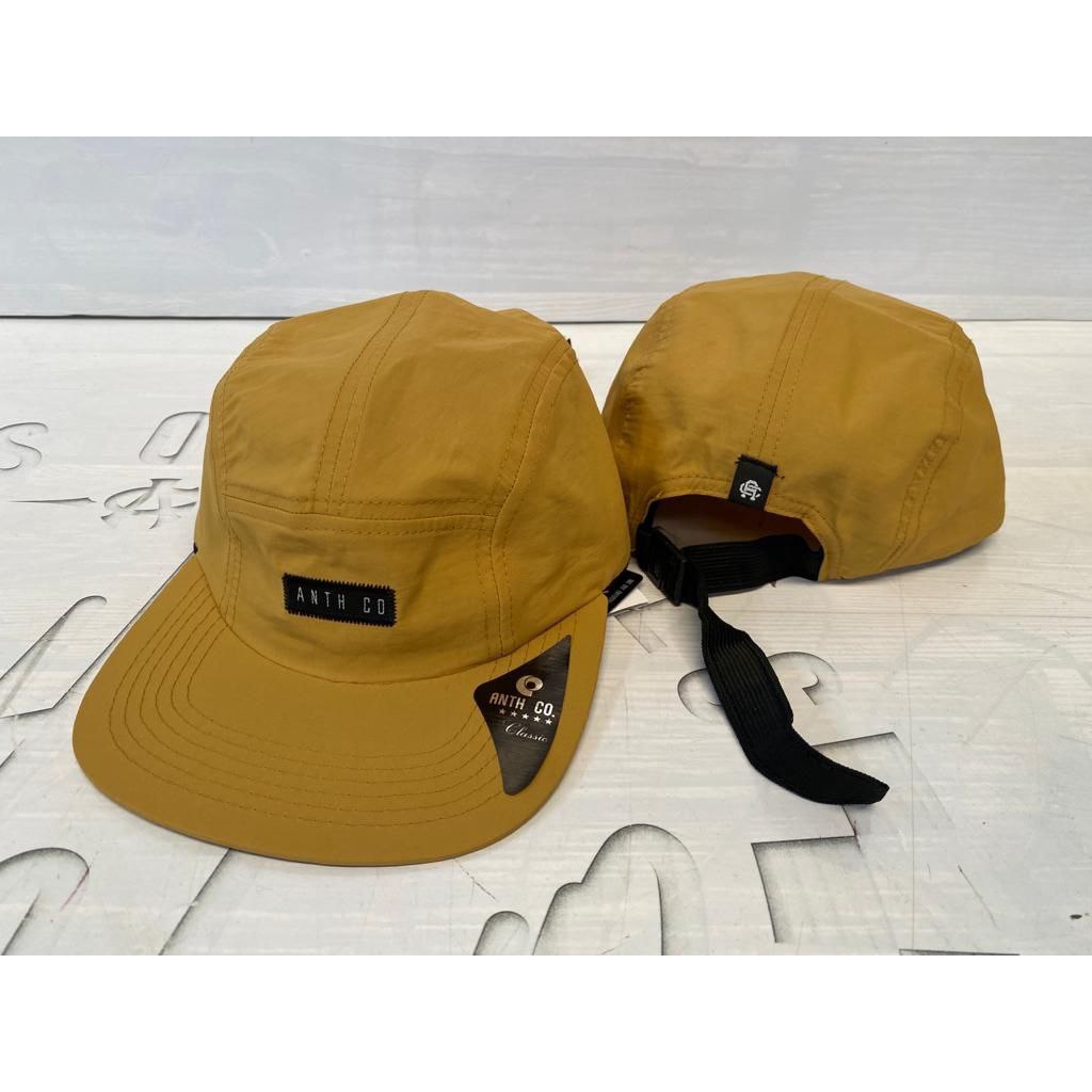 Bone Five Panel Strapback Aba Reta Marrom Anth Co | Shopee Brasil