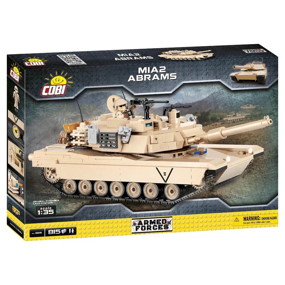 Tanque de Guerra Americano M1A2 Abrams - Blocos de Montar 815 Peças ...