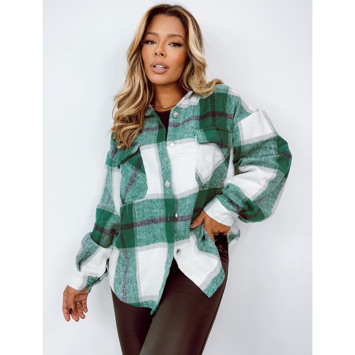 Blusa Camisa Feminina Flanelada Estampa Xadrez Quadriculada Manga Longa Moda Gringa Inverno ...