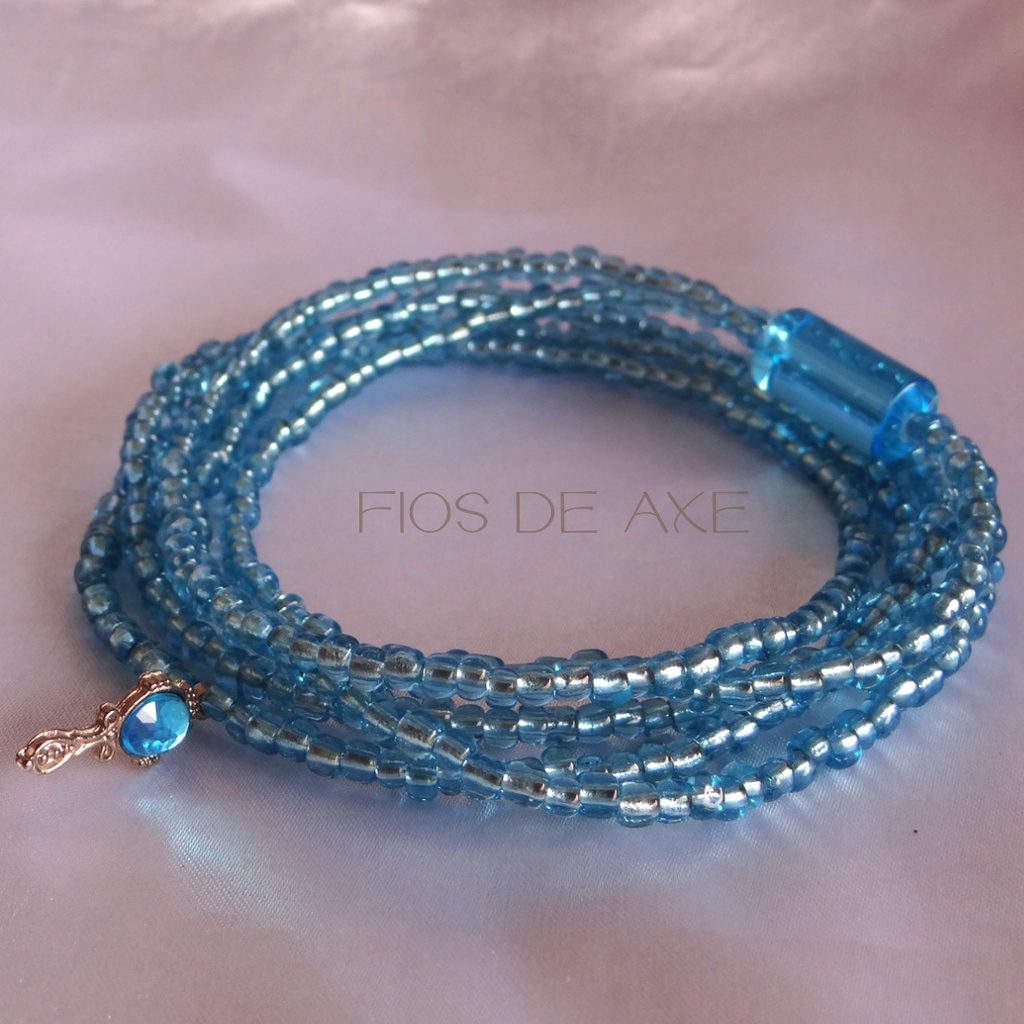 Guia de Iemanjá/Yemoja/Yemanjá - Fio de contas umbanda/candomblé | Shopee Brasil