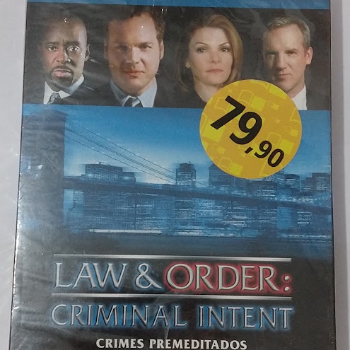 DVD - LAW & ORDER, CRIMINAL INTENT, CRIMES PREMEDITADOS | Shopee Brasil