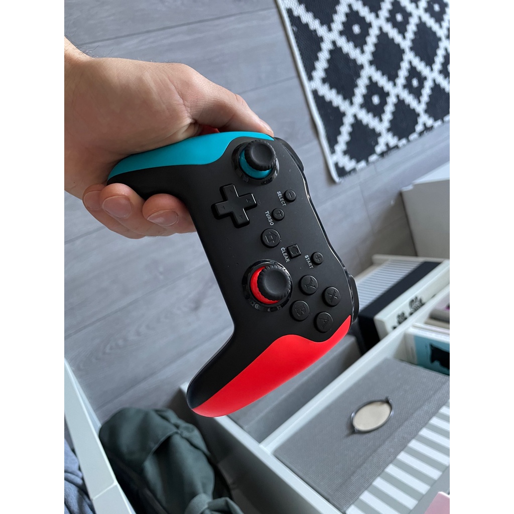 Controle Sem Fio Original Bluetooth Para Nintendo Switch Pro PC PS3 ...