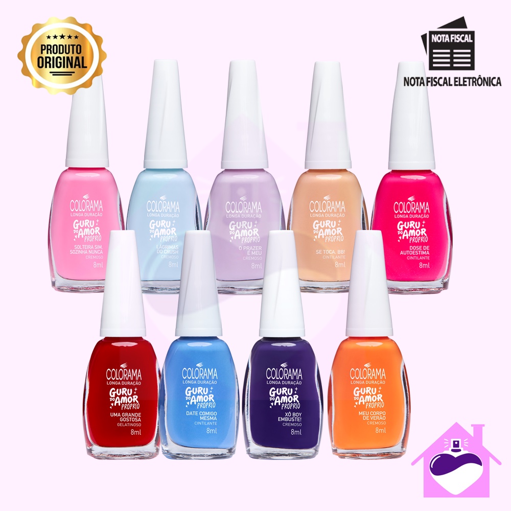 Esmaltes Colorama Coleção Guru Do Amor | Shopee Brasil