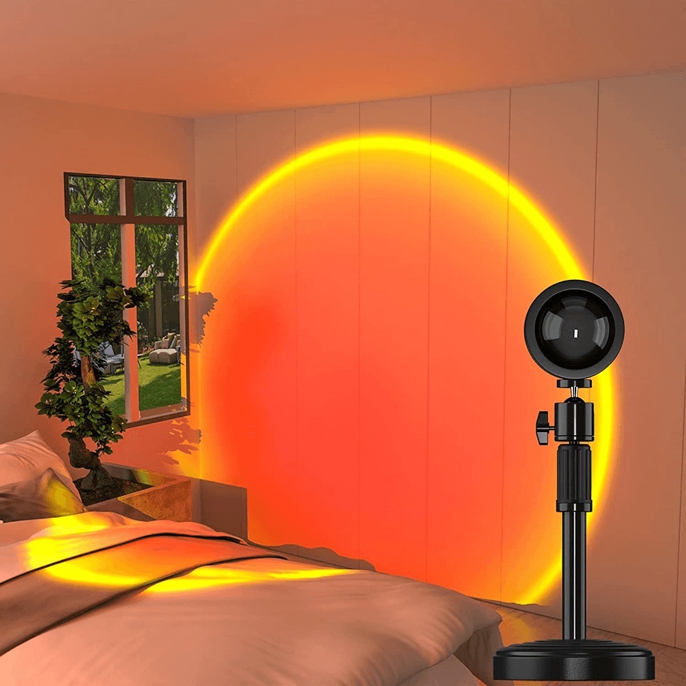 Tik Tok Sunset Lamp / Luminária Projetor por do sol, arco íris ...