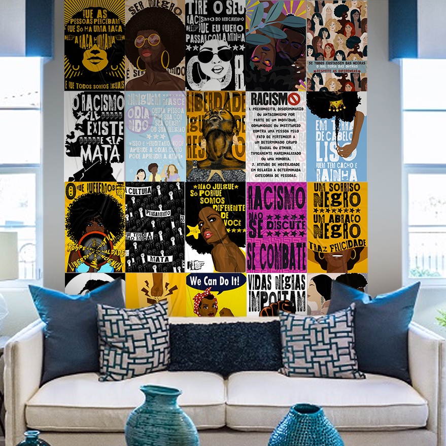 Kit 20 Lambe Lambe Contra Racismo Afrodescendente | Shopee Brasil
