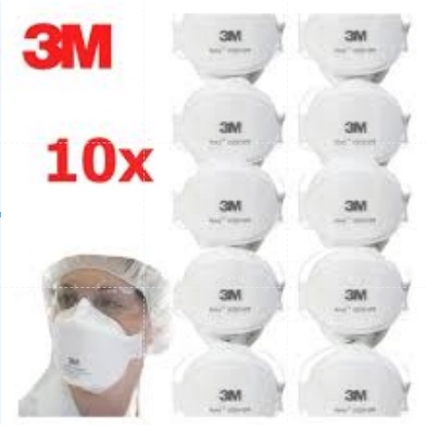 10 Máscaras 3m Pff2 N95 Aura 9320 Br Prot Resp Anvisa Inmetro | Shopee ...